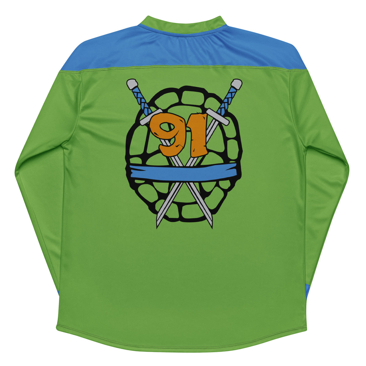 Breaker Turtle Leonardo MTO Recycled hockey fan jersey | Breaker Cigars